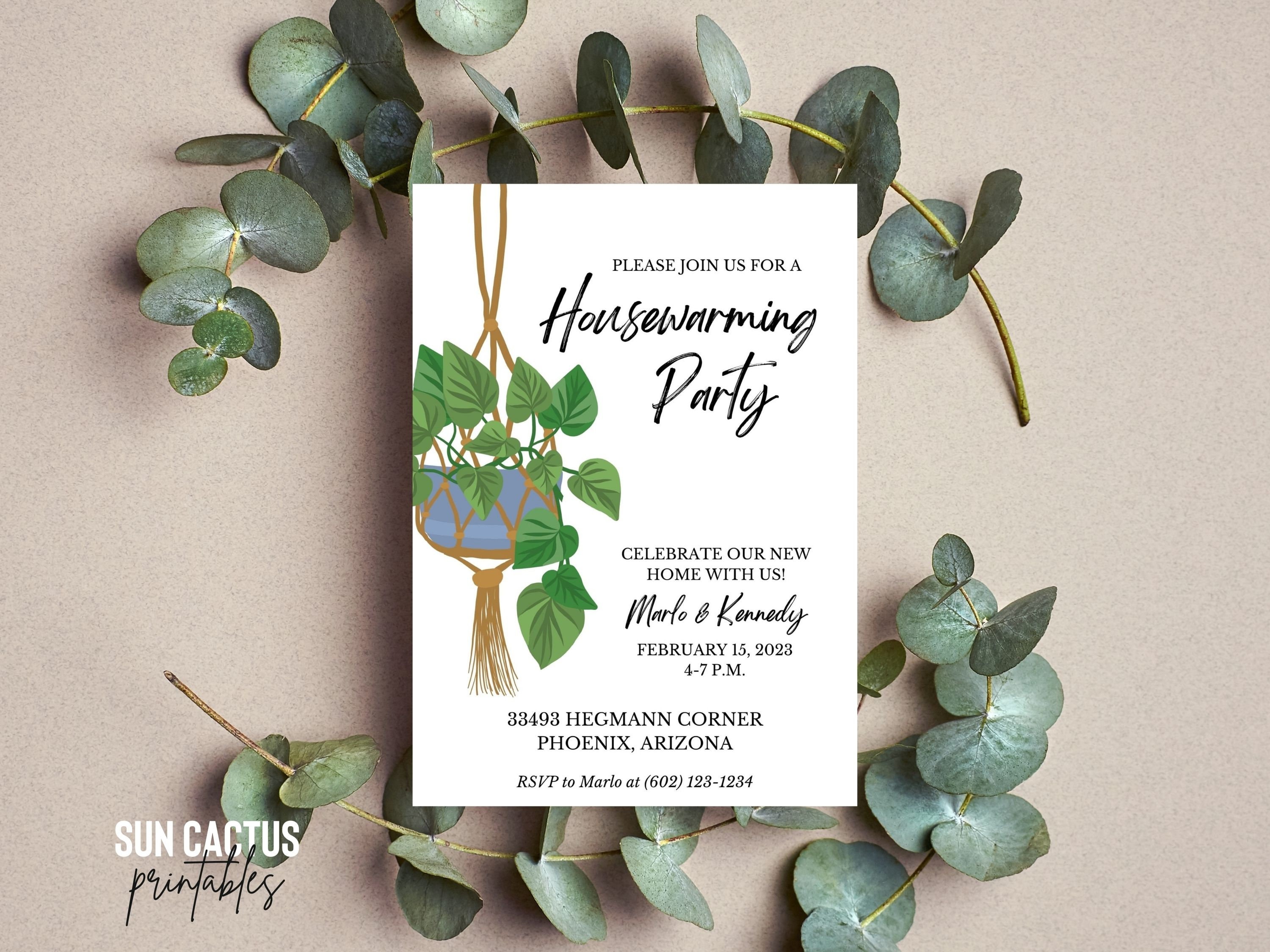 Housewarming Invitation Template Welcome to Our New Home Invite, We've ...