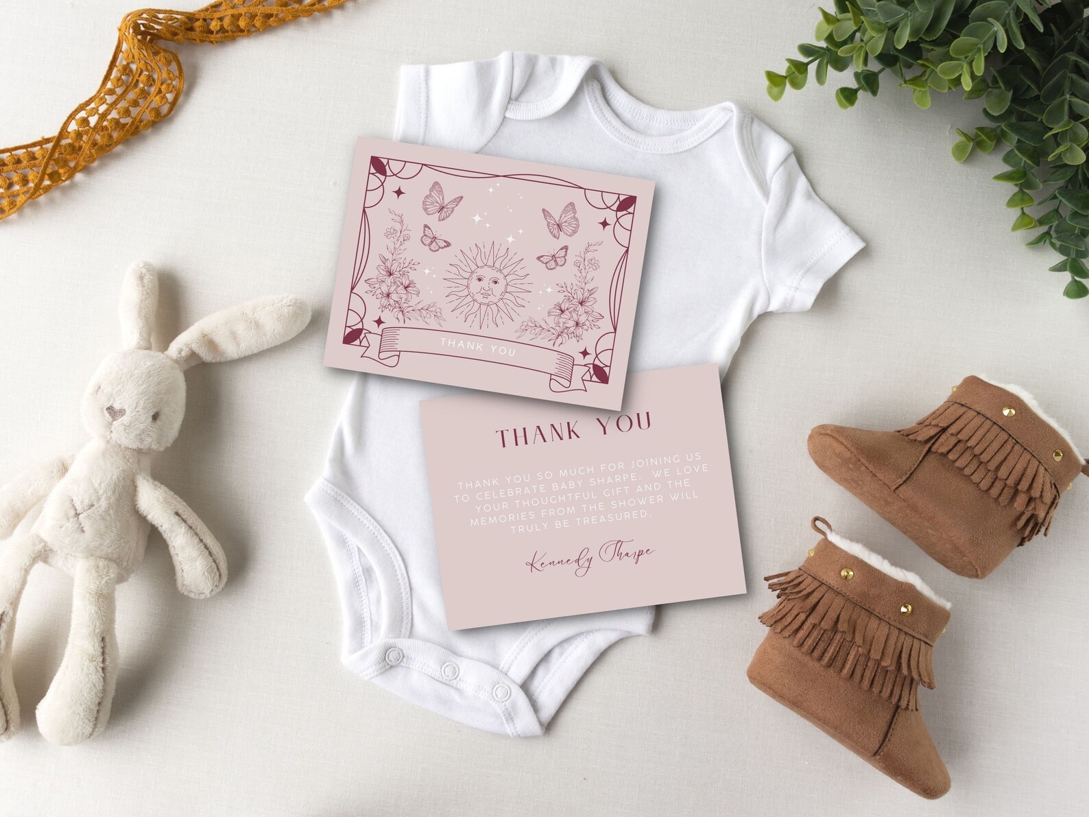 Baby Shower Insert Cards Templates Pink Tarot Baby Shower, Diaper ...