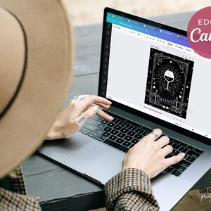 Libations Sign Template | Wedding Drink Sign, Bar Menu, Tarot Wedding ...