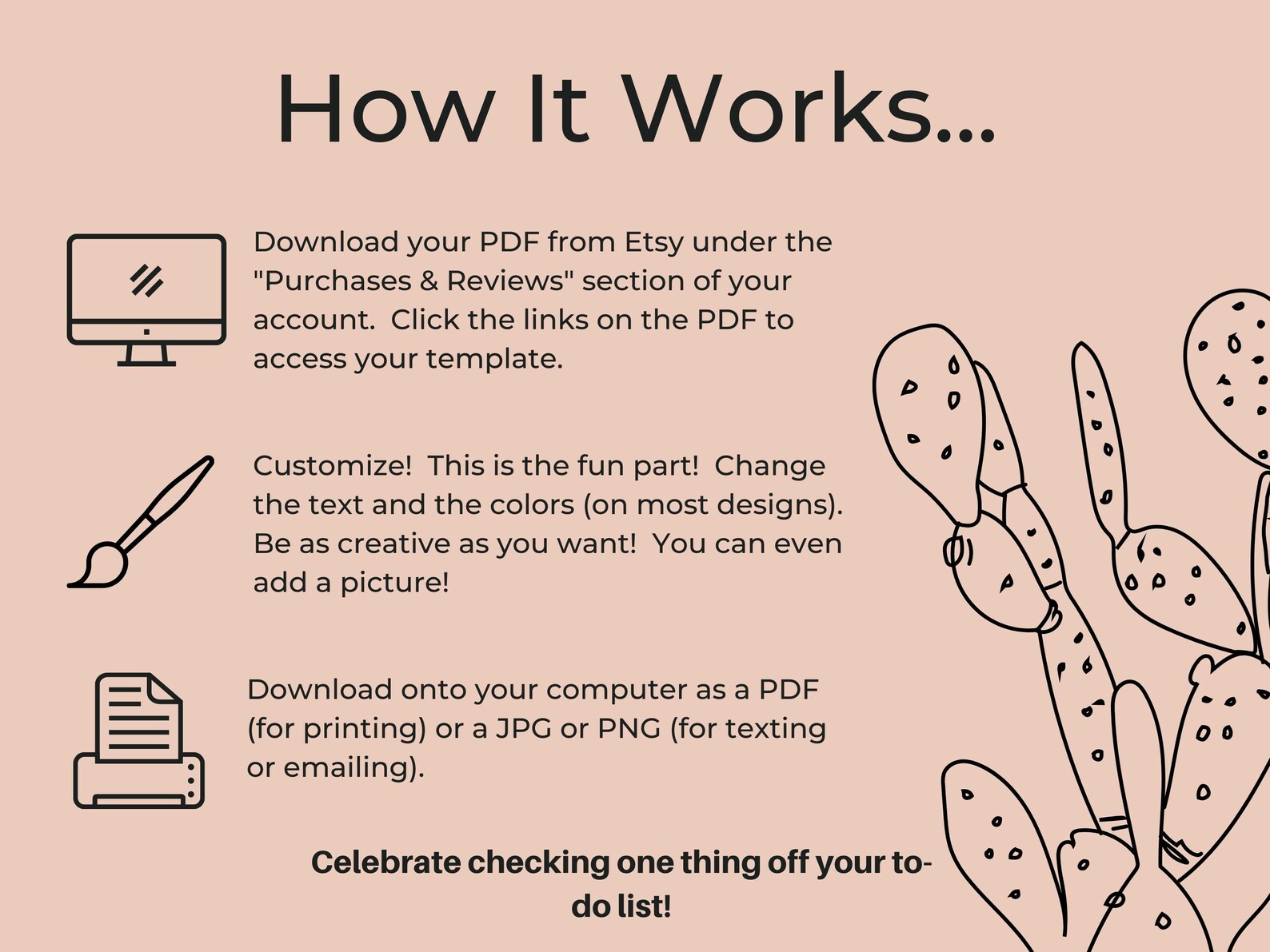 Retro Table Numbers Template | Printable Table Numbers for Your Wedding ...