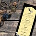 Celestial Menu Template Printable Wedding Menu Editable on - Etsy