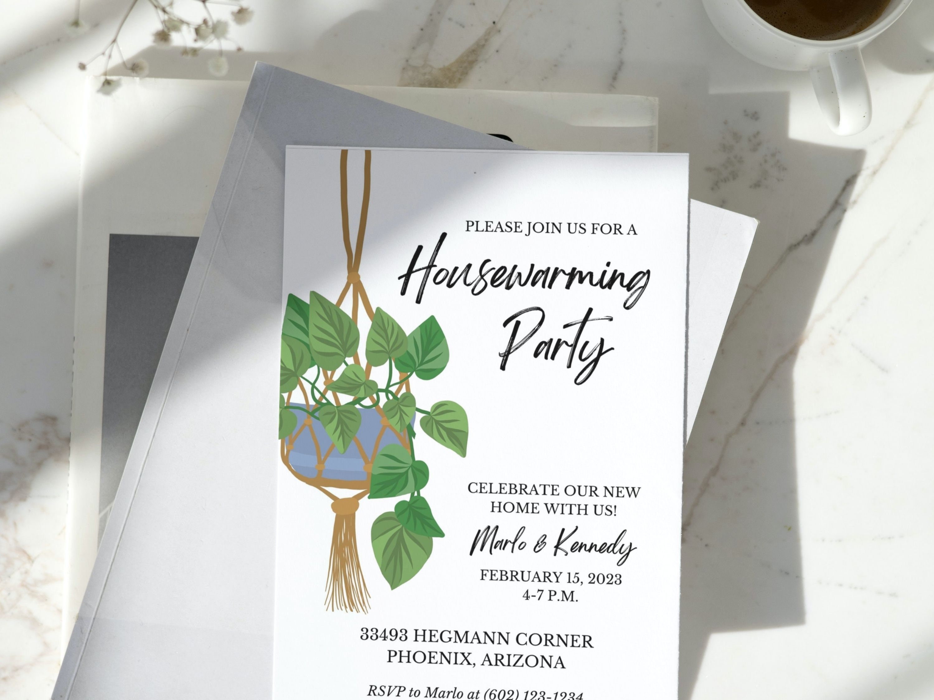 Housewarming Invitation Template Welcome to Our New Home Invite, We've ...