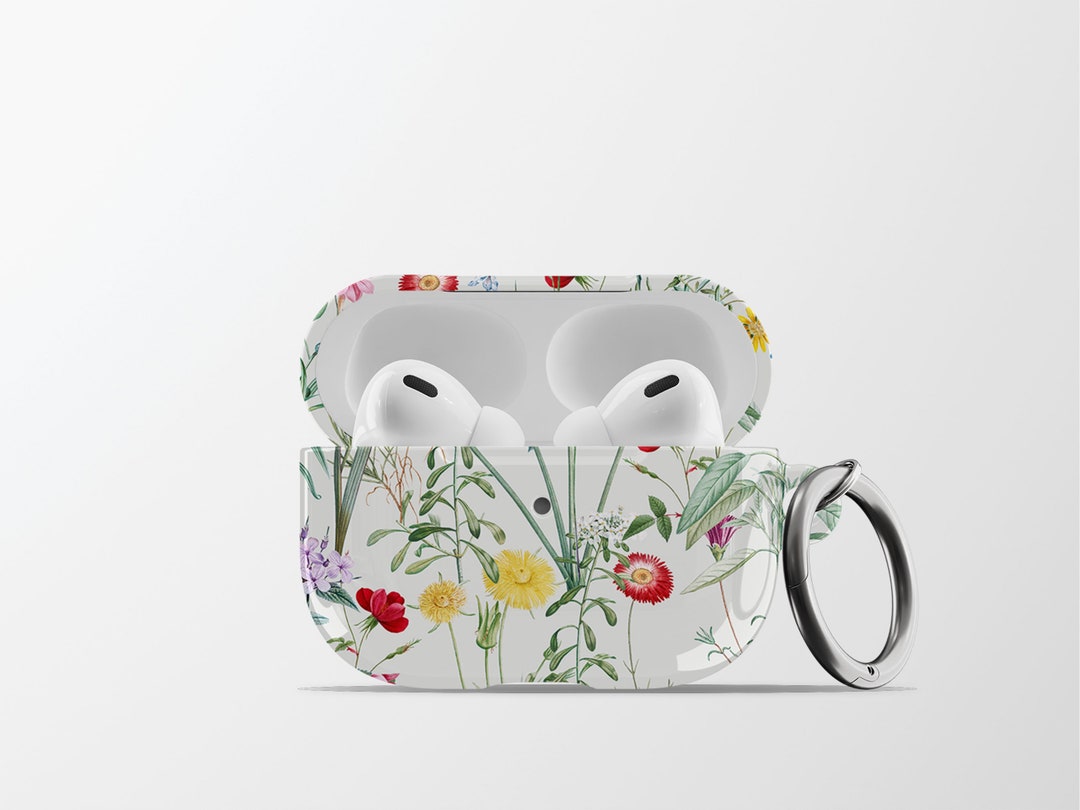 Floral Pattern Air Pods Case | Custom Summer Bouquet Protective Apple ...