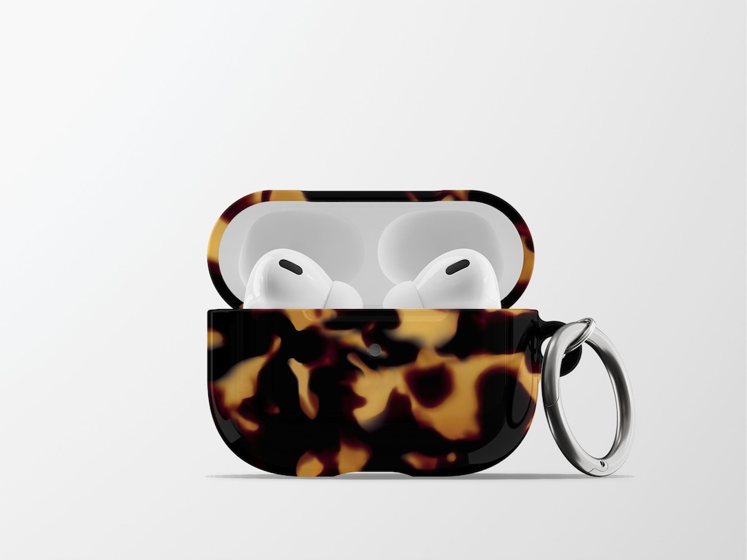 Tortoise Pattern Apple Air Pods Case | Animal Print Hard Plastic AirPod ...