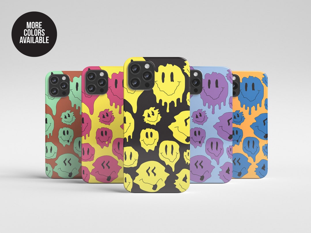 Melting Smiley Phone Case | Smile Phone Case | Smiley Face iPhone 13 12 ...