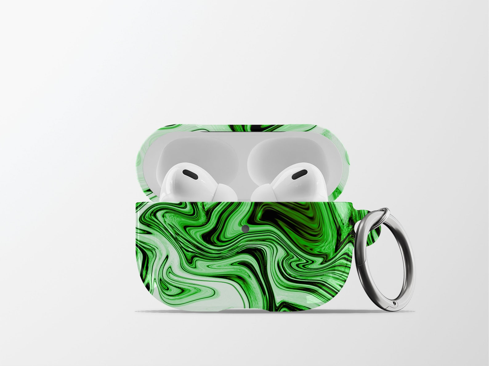 Green Marble Air Pods Case | Custom Marble Protective Apple Airpods Pro ...