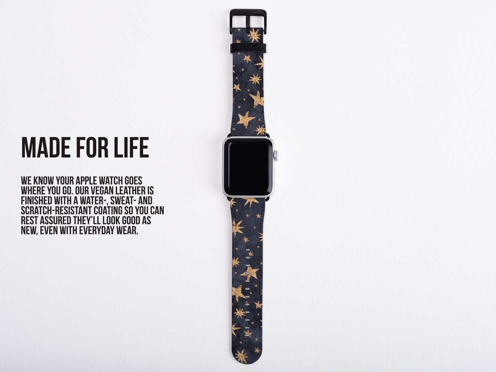 Night Sky Apple Watch Band | Celestial Vegan Leather Watch Band 38mm ...