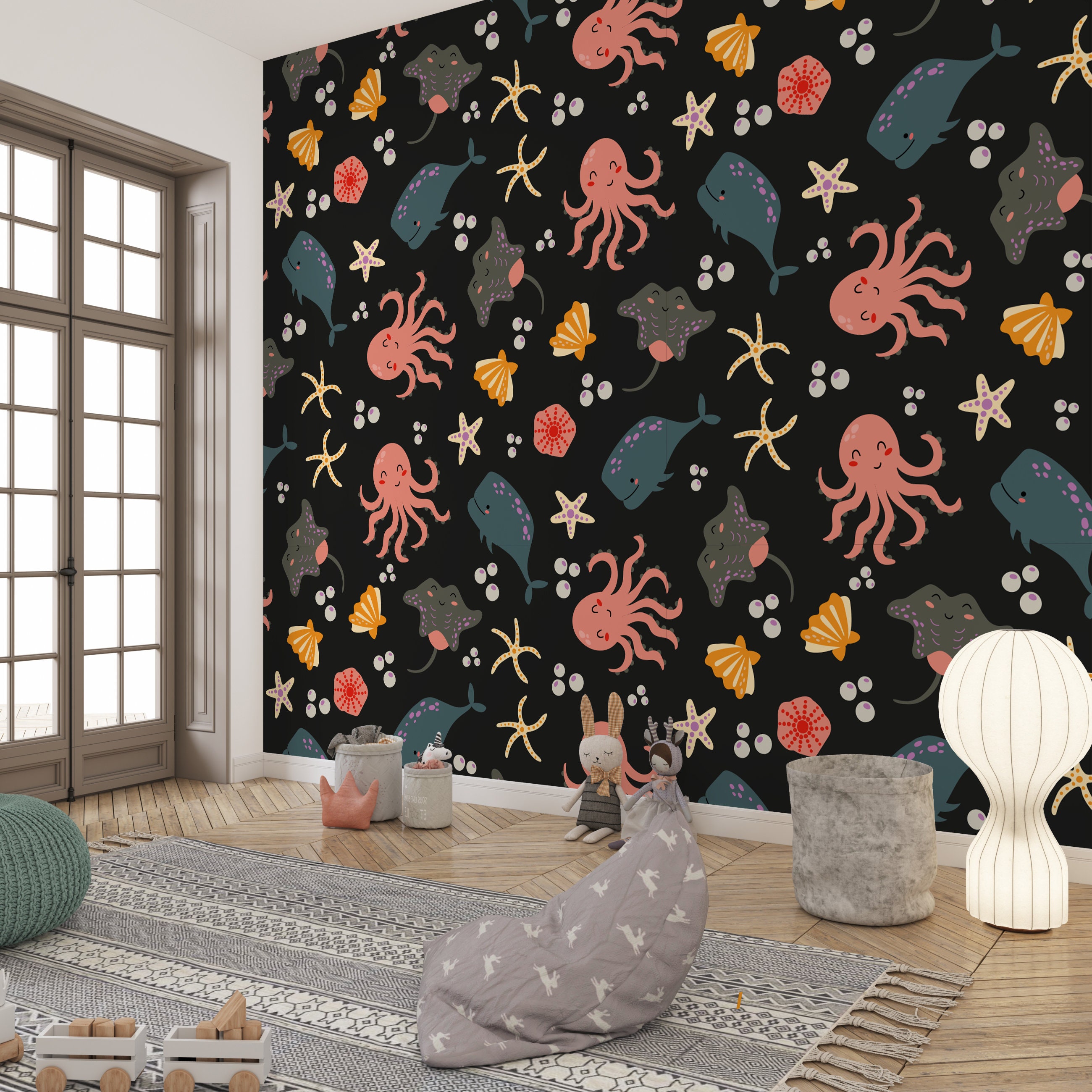 Deep Sea Explorers Kids' Room Wallpaper. Digital Printing, Can Be ...