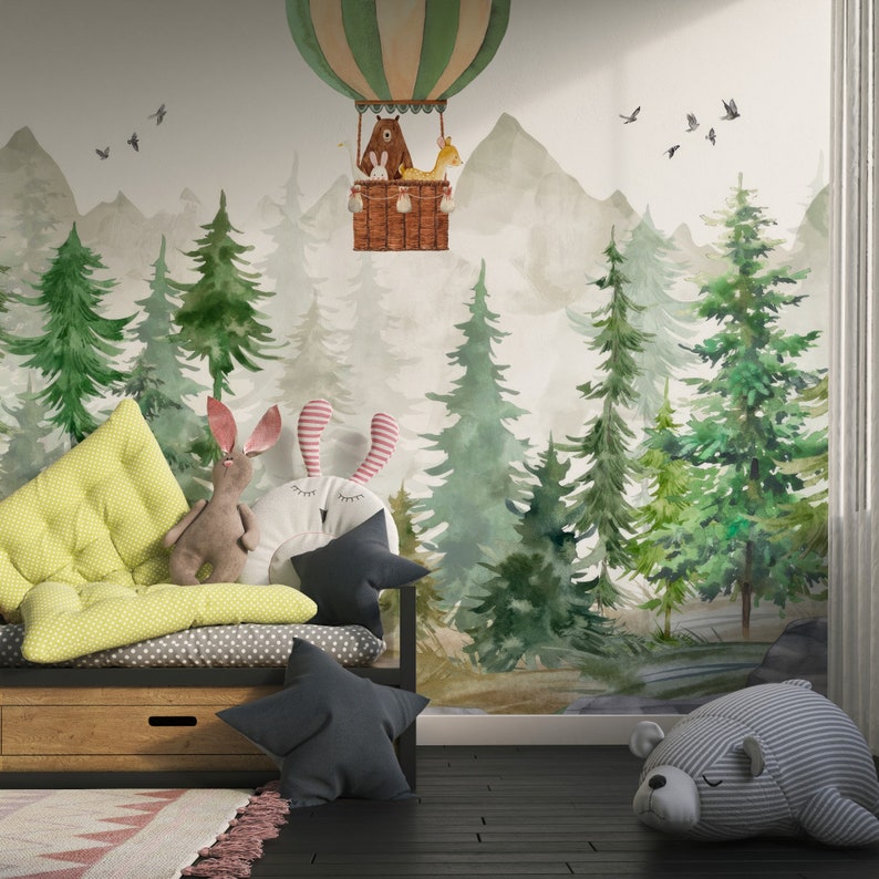 Custom Wallpapers for Children Baby Rooms Custom Gift Colorful Fun ...