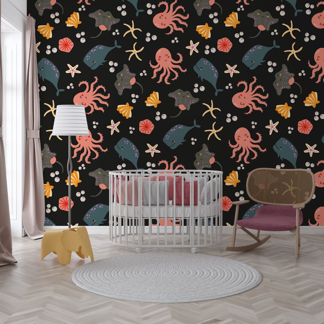 Deep Sea Explorers Kids' Room Wallpaper. Digital Printing, Can Be ...