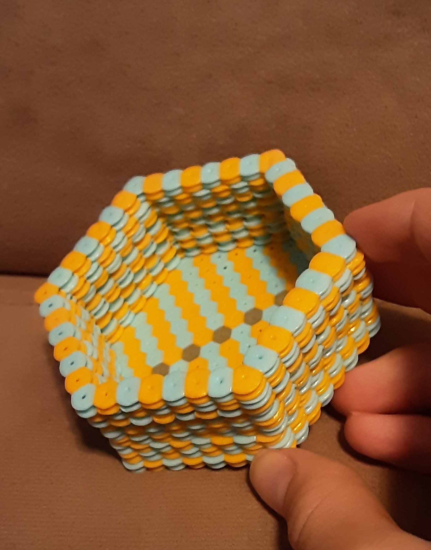 Perler Bead Hexagon Box - Etsy