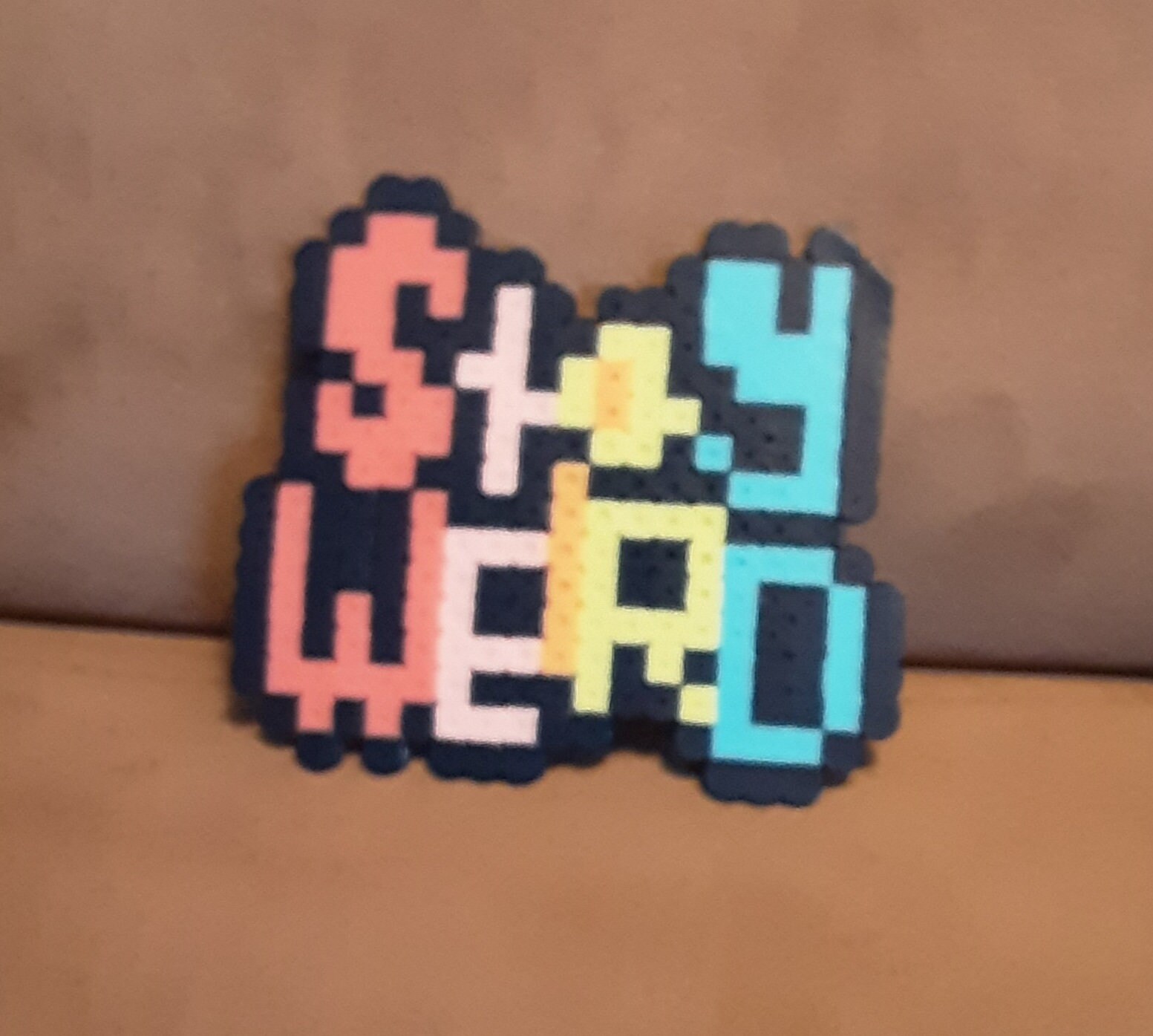 Stay Weird Perler Bead Creation - Etsy