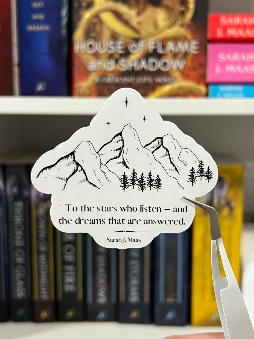 ACOTAR Inspired Minimalist Sticker Velaris Night Court - Etsy