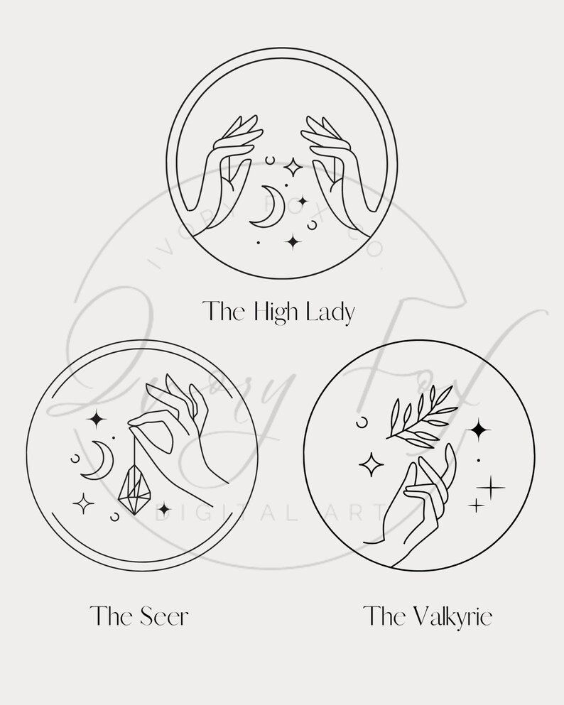 ACOTAR Inspired Minimalist Art Print the Archeron Sisters - Etsy