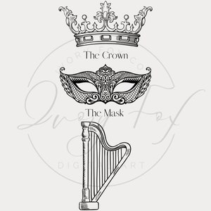 ACOTAR Inspired Minimalist Art Print - the Dread Troves - Etsy