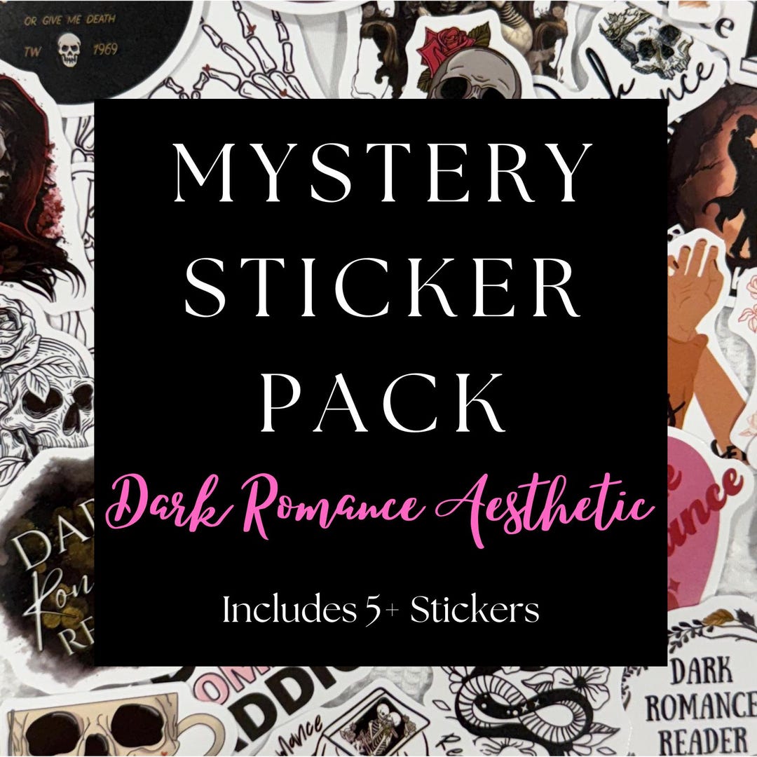 Dark Romance Sticker Bundle | Smutty Gothic Book Stickers | Waterproof ...