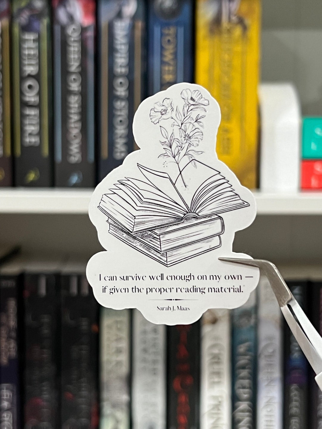 TOG Inspired Minimalist Art Sticker Given the Proper Reading Material ...