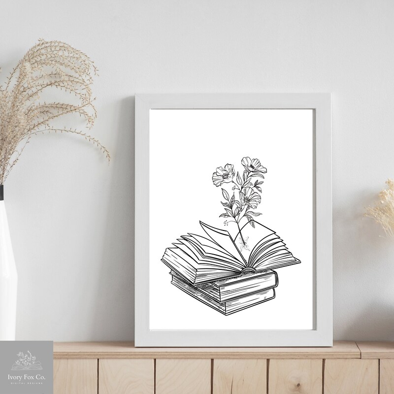 Book Art Print - Etsy