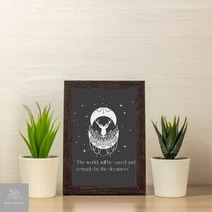 TOG Inspired Minimalist Art Print - Remade by the Dreamers Quote ...
