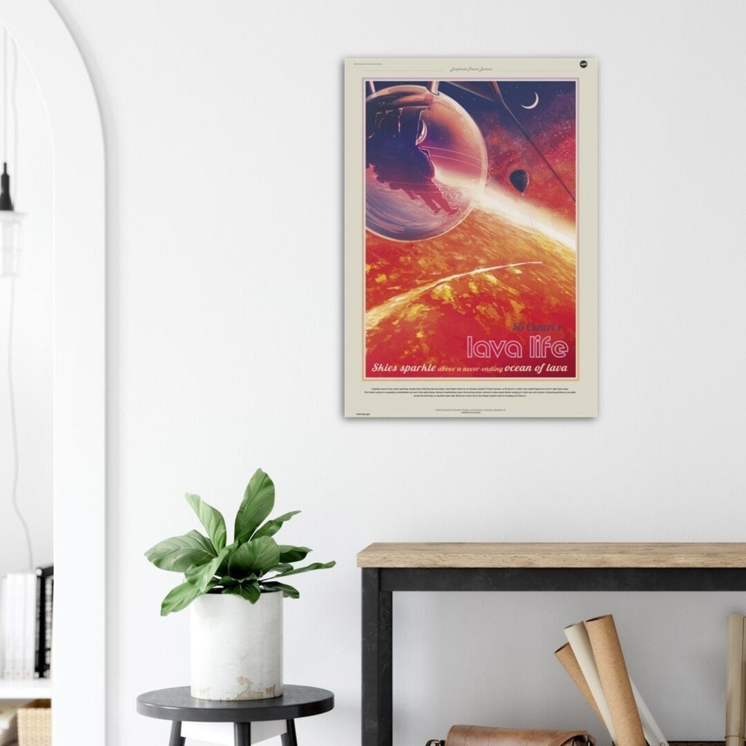 NASA Visions of the Future Poster Cancri, Space Wall Art, Home Decor ...