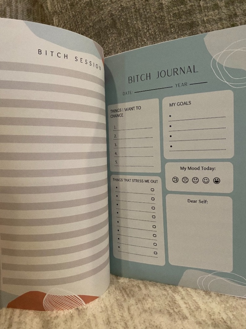 My Bitch Book A Therapeutic Stress Relief Journal Self - Etsy