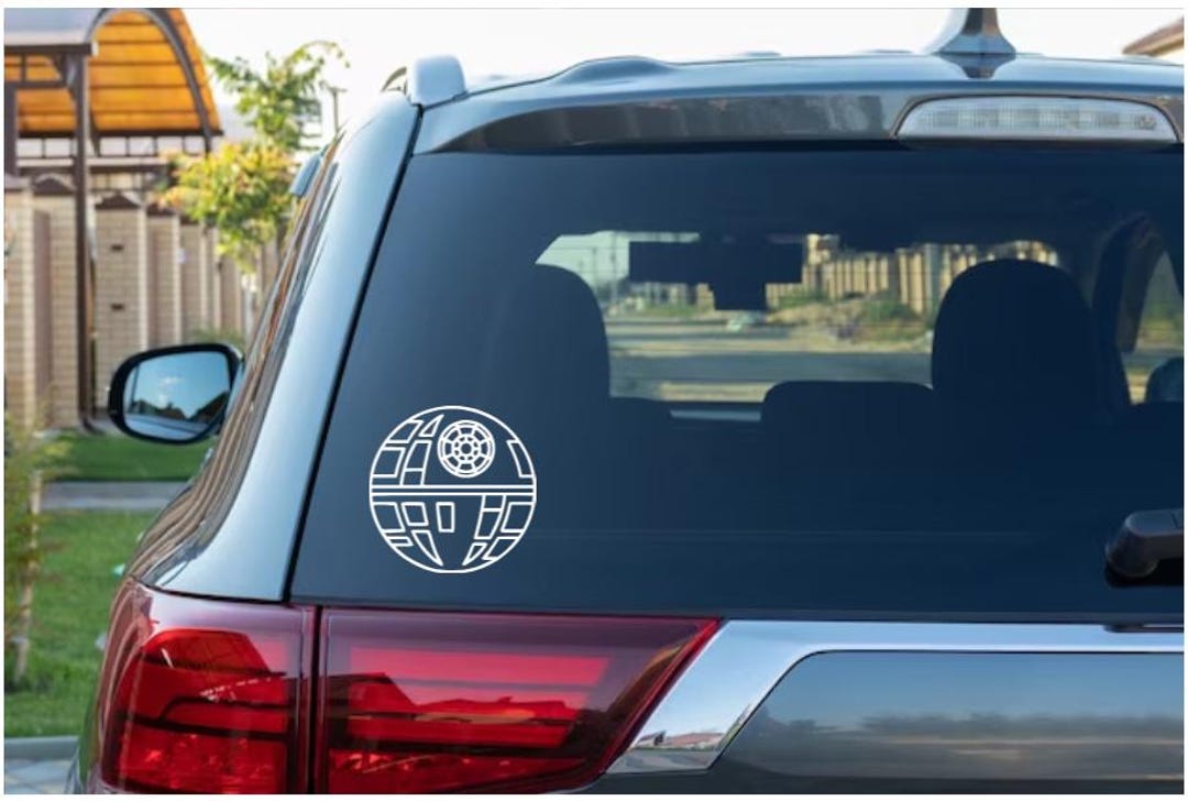 Death Star | Star Wars Emblem Decal | Car Decal | Phone Sticker ...