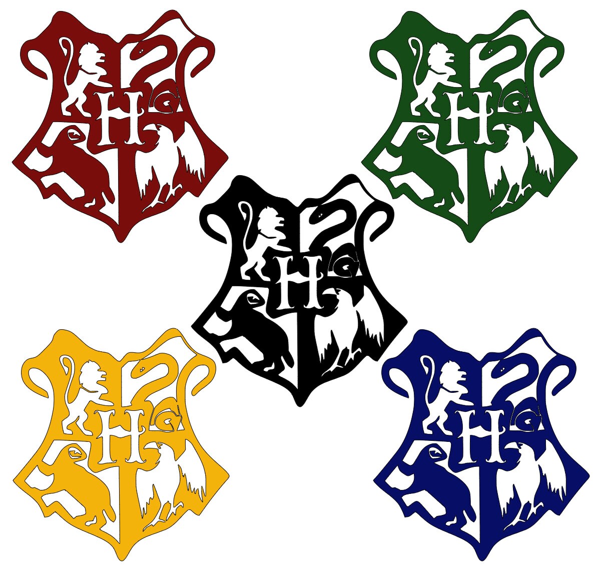 Wizard School Crest Emblem Decal Car Decal Phone Sticker - Etsy