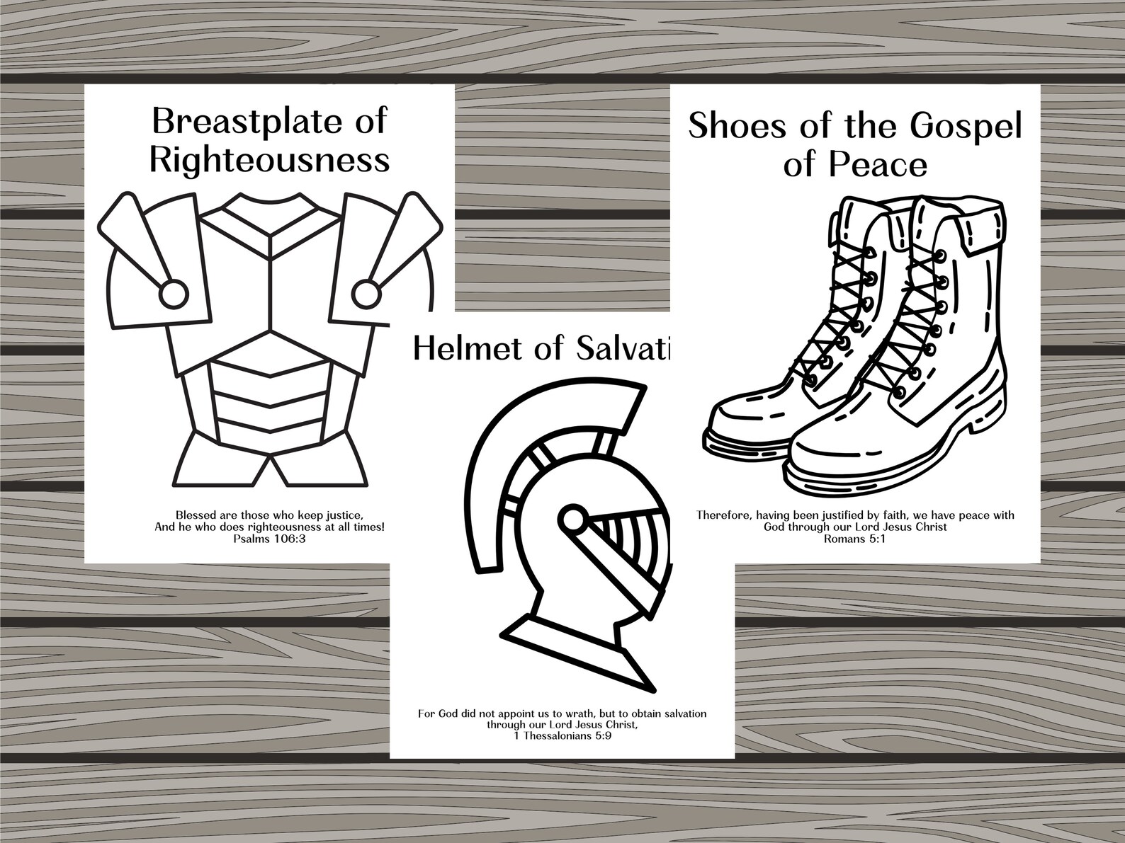 Armor of God Coloring Pages, Sunday School, Armor of God Craft, Sunday ...