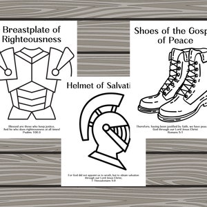 Armor of God Coloring Pages, Sunday School, Armor of God Craft, Sunday ...