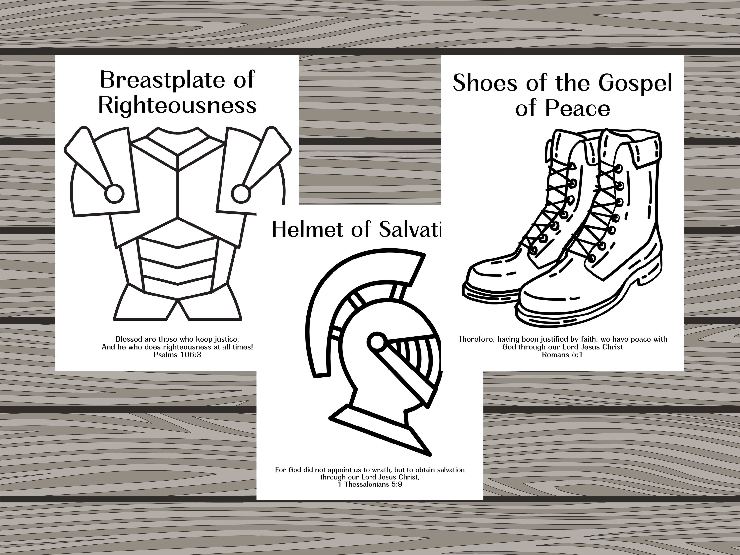 Armor of God Coloring Pages, Sunday School, Armor of God Craft, Sunday ...