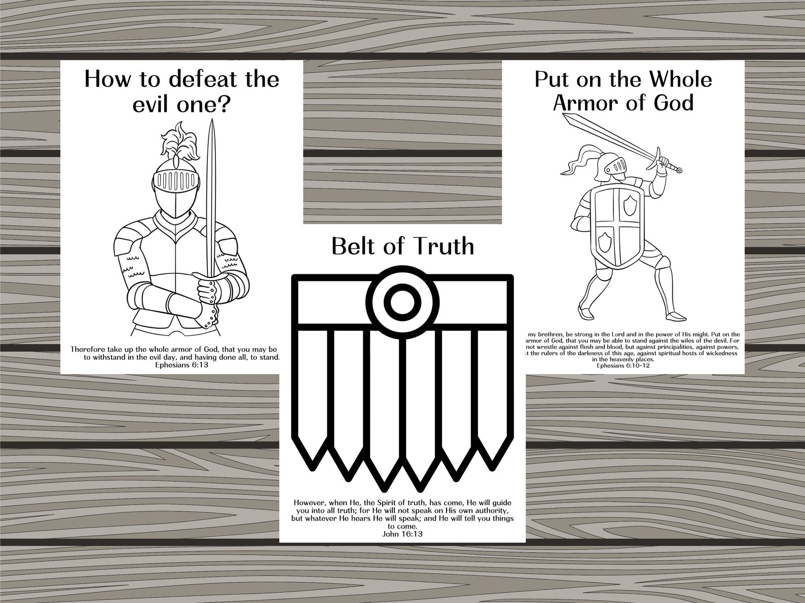 Armor of God Coloring Pages, Sunday School, Armor of God Craft, Sunday ...