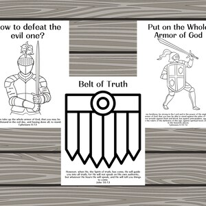 Armor of God Coloring Pages, Sunday School, Armor of God Craft, Sunday ...