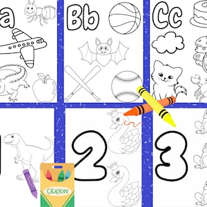 Alphabet Coloring Pages, Number Coloring Pages, Preschool and ...