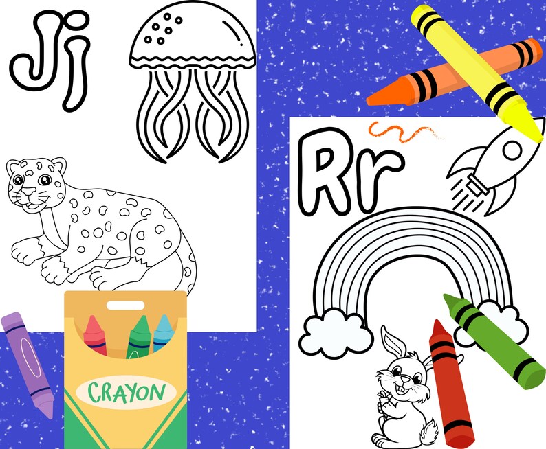 Alphabet Coloring Pages, Number Coloring Pages, Preschool and ...