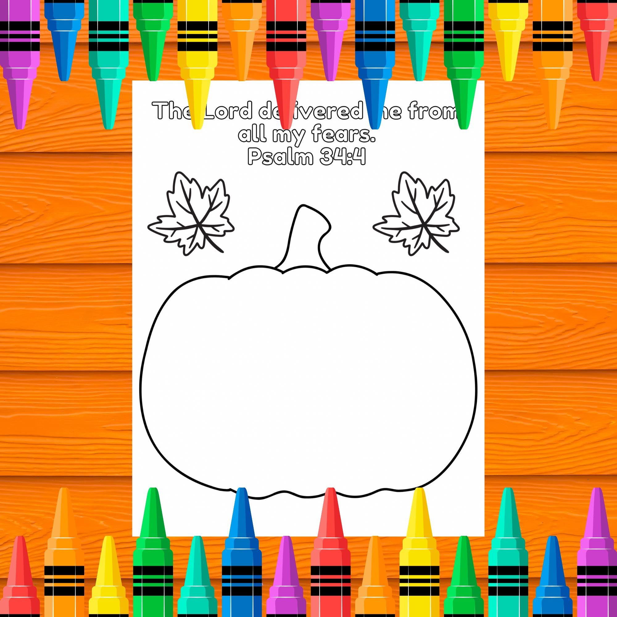 Christian Halloween Craft, Halloween Sunday School Craft, Decorate a ...