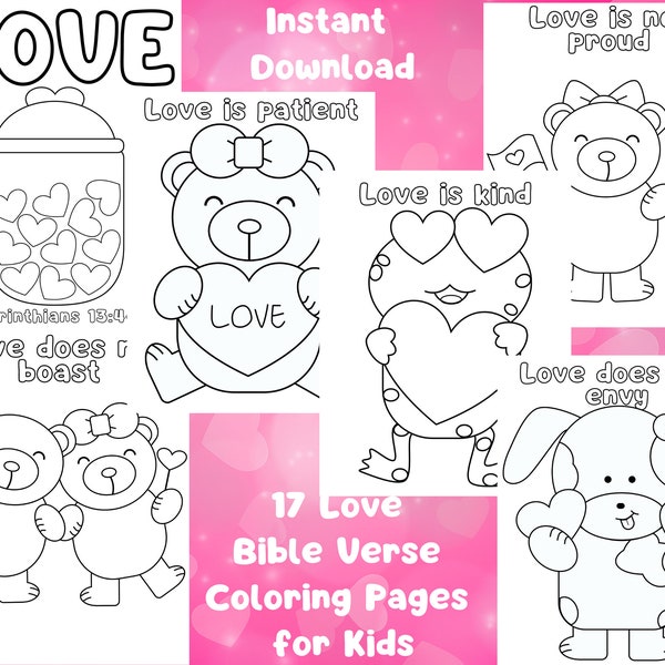 Love One Another Coloring - Etsy