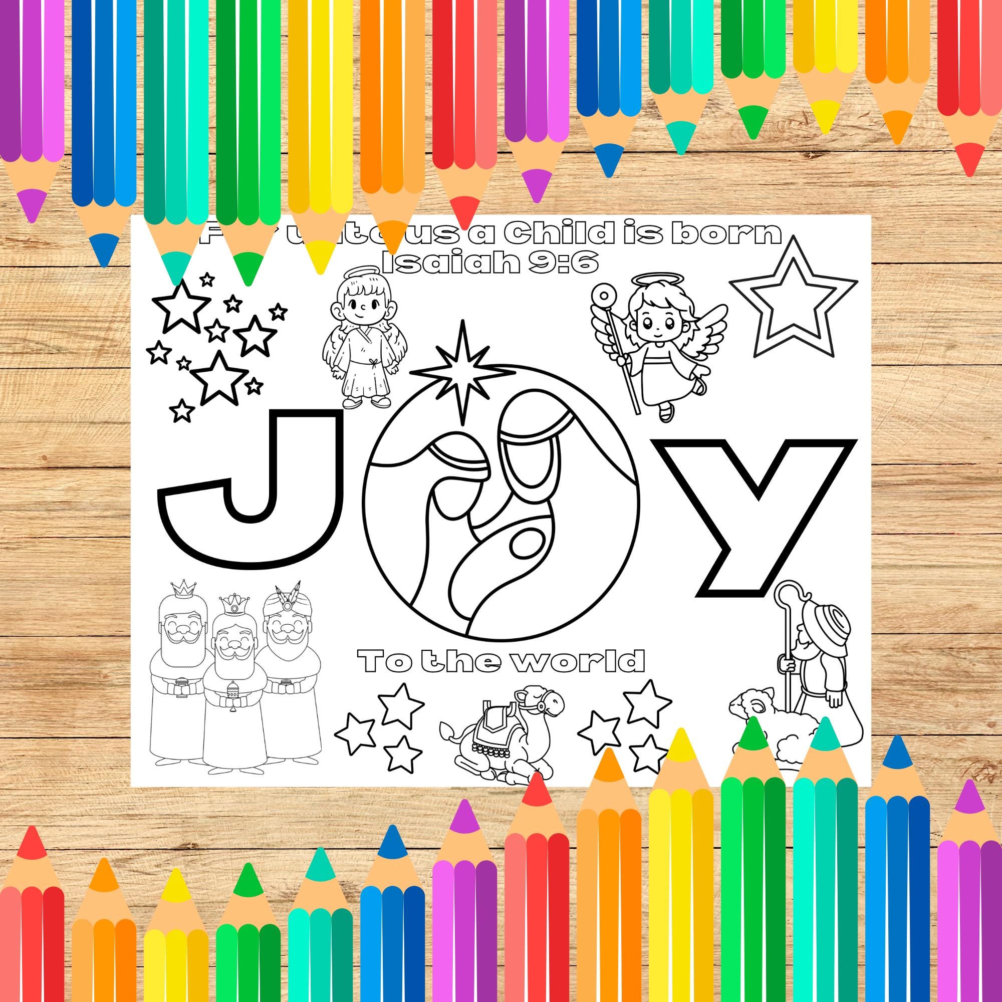 Birth of Jesus Coloring Pages, Christian Christmas Coloring Pages ...