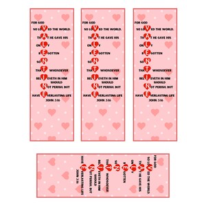 For God so Loved the World Valentine, John 3:16 Valentine's Day ...
