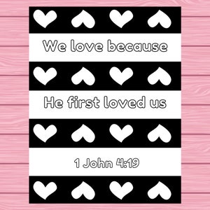 Love Bible Verse Coloring Pages, Love Coloring Pages, Sunday School ...