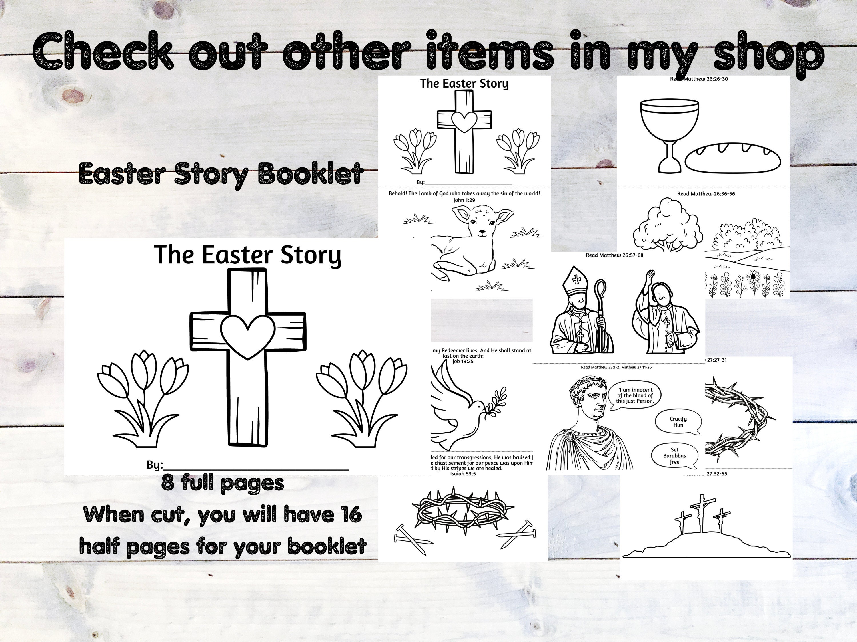 He is Risen Coloring Pages, Easter Sunday School Coloring Page, Easter ...