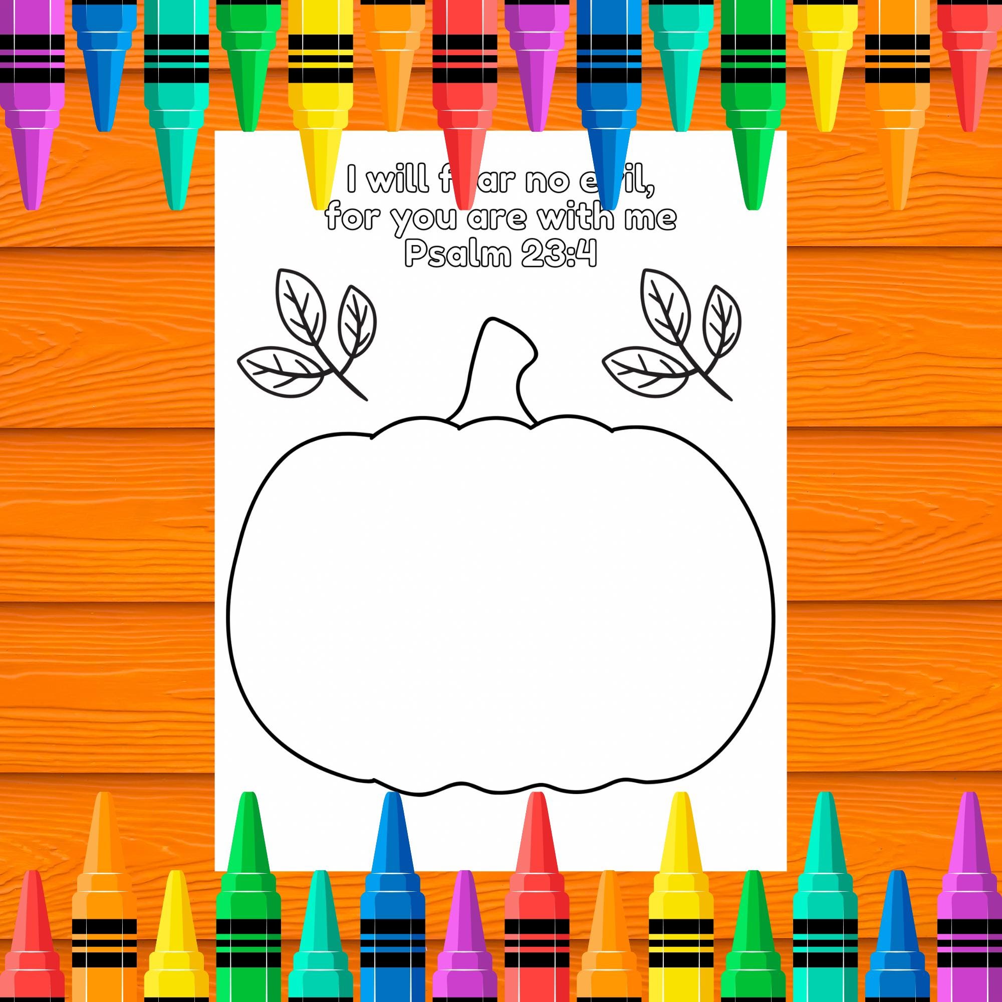 Christian Halloween Craft, Halloween Sunday School Craft, Decorate a ...