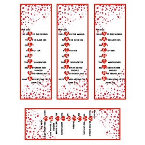 For God so Loved the World Valentine, John 3:16 Valentine's Day ...