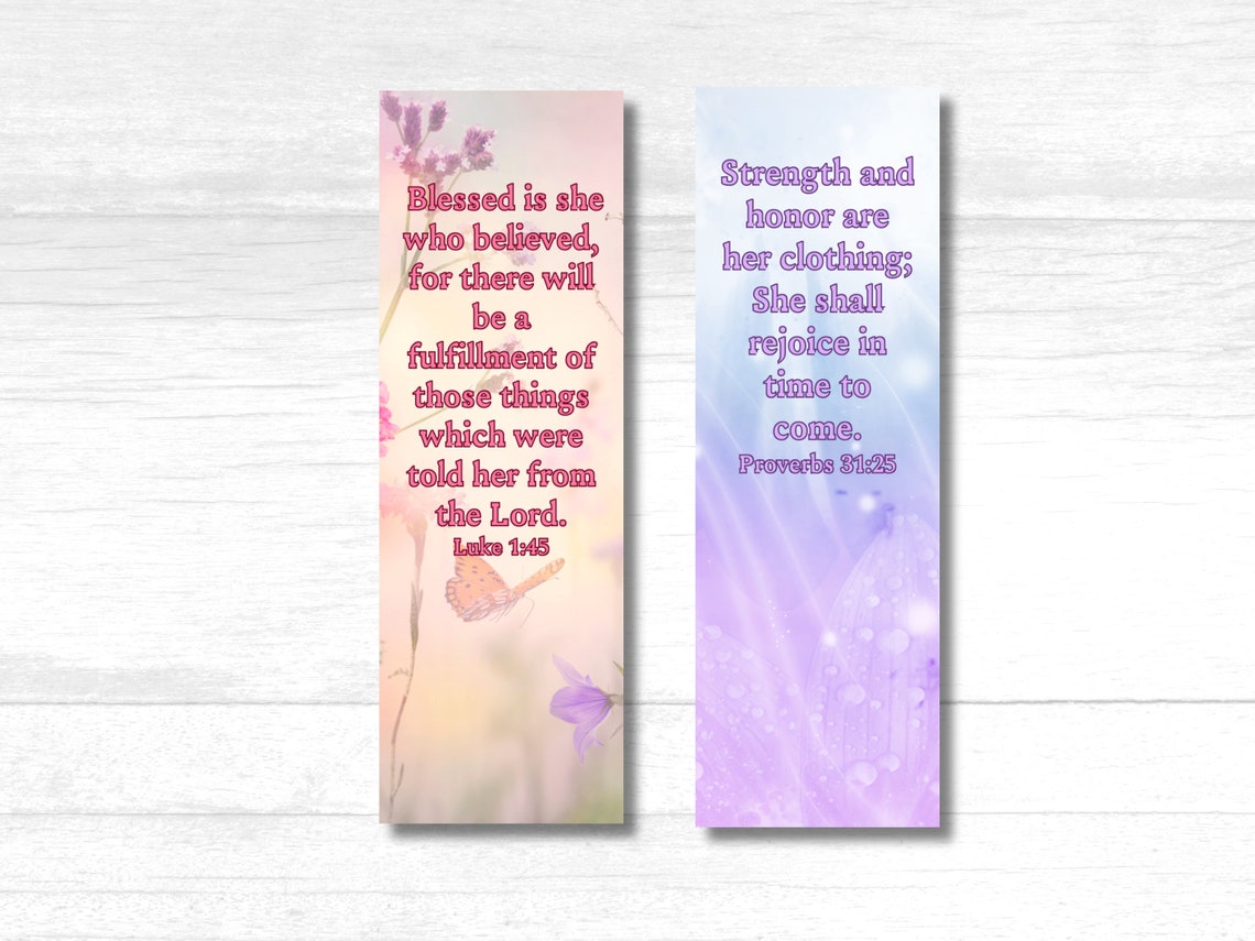 8 Godly Woman Bookmarks, Christian Faith Bookmarks, Christian Mothers ...
