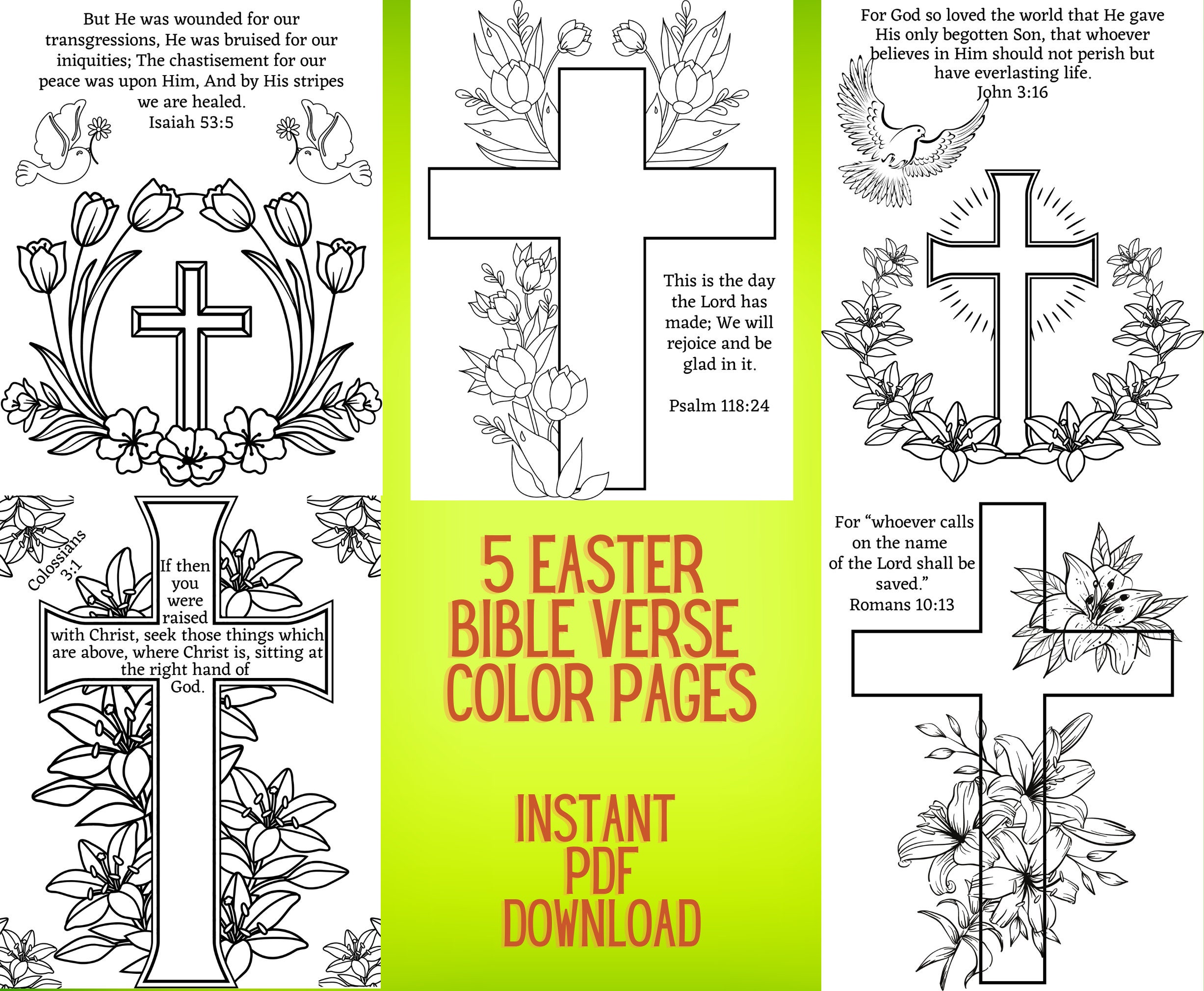 Resurrection Bible Verse Coloring, Christian Activities Pages, Bible ...