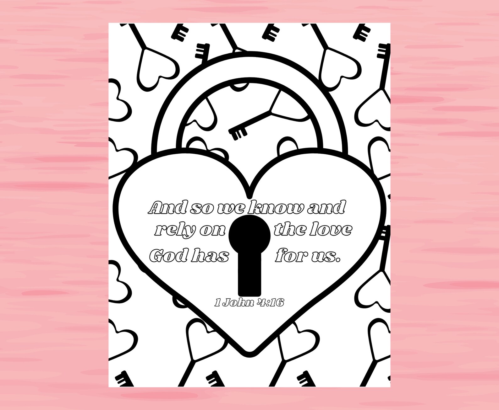 Love Bible Verse Coloring Pages, Christian Coloring Pages, Scripture ...