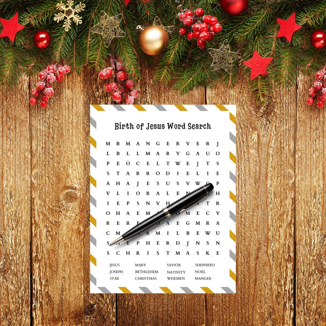 Christmas Bible Activity, Christmas Sunday School Printables, Christian ...