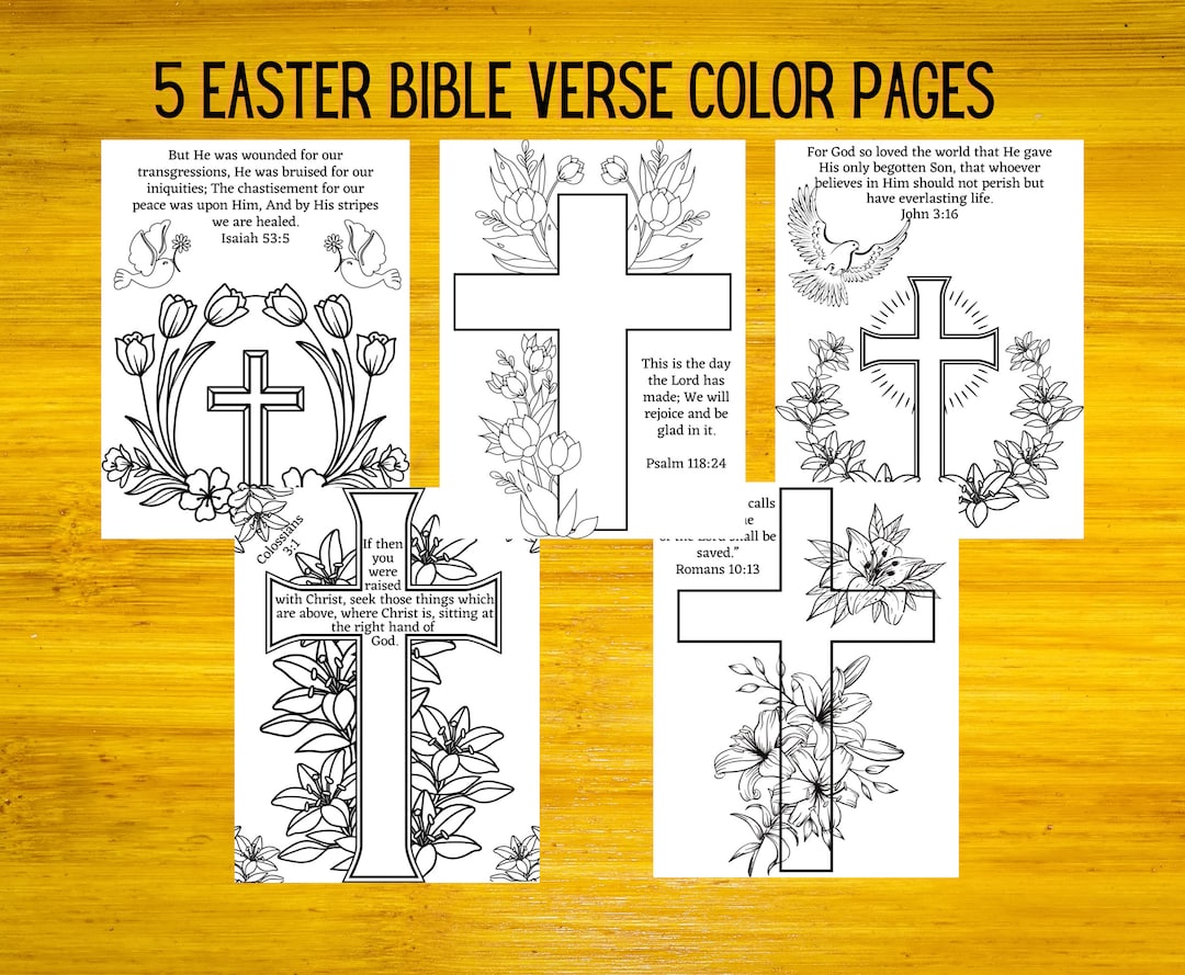 Resurrection Bible Verse Coloring, Christian Activities Pages, Bible ...
