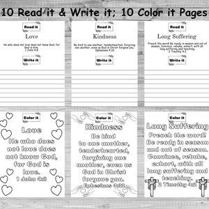 Fruit of the Spirit Coloring Pages, Fruit of the Spirit Activity Pages ...