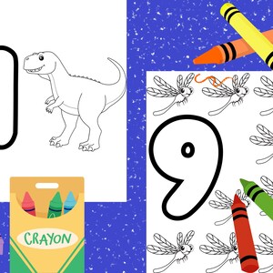 Alphabet Coloring Pages, Number Coloring Pages, Preschool and ...
