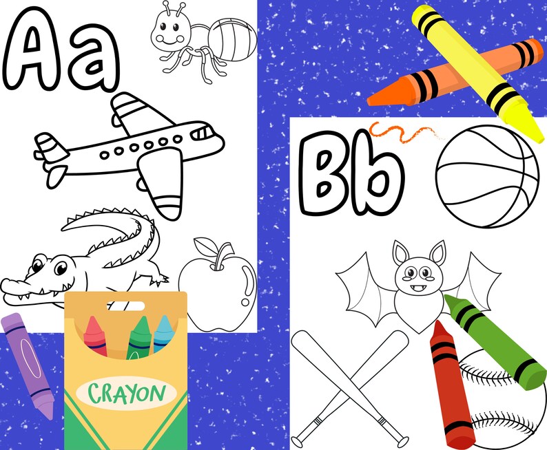 Alphabet Coloring Pages, Number Coloring Pages, Preschool and ...
